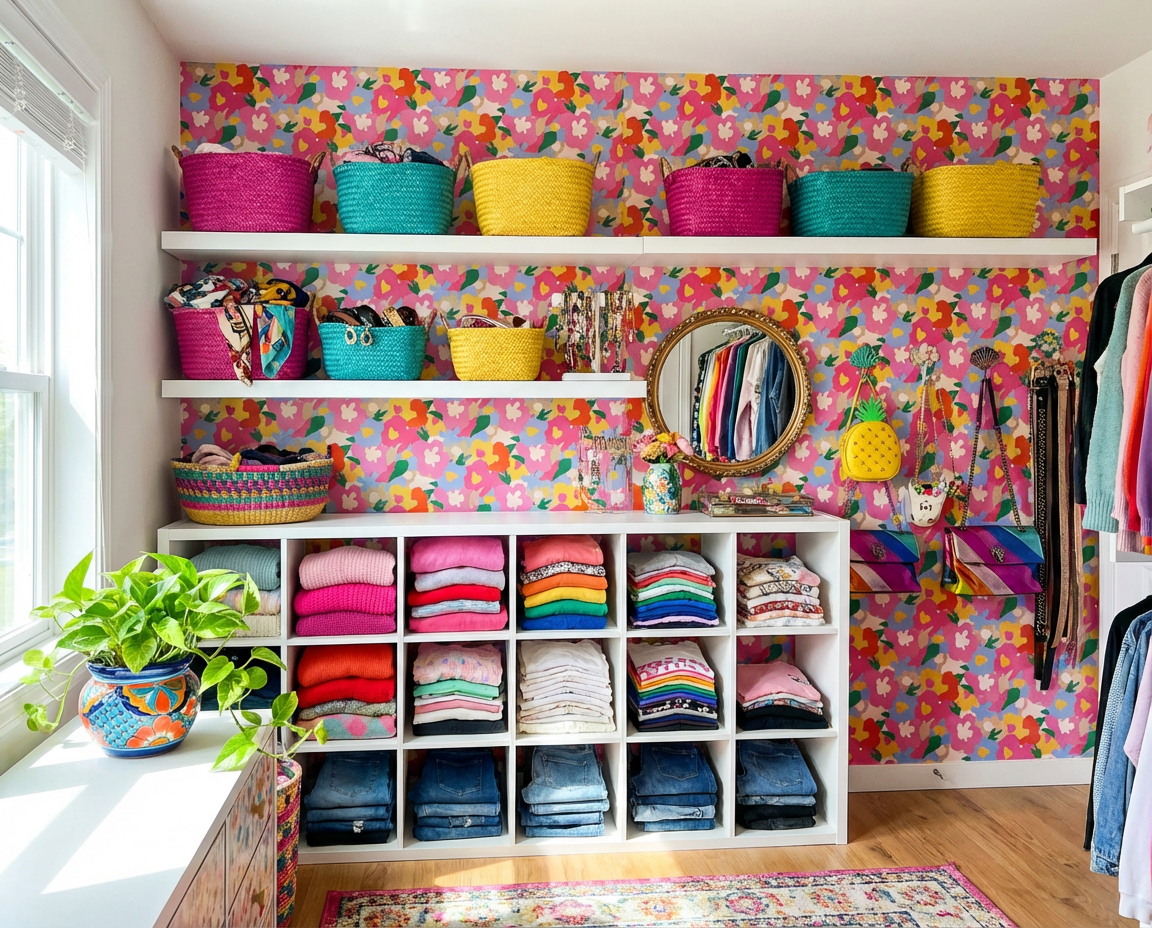 Playful Garden Bloom Pattern Wallpaper | Ever Wallpaper – Everwallpaper