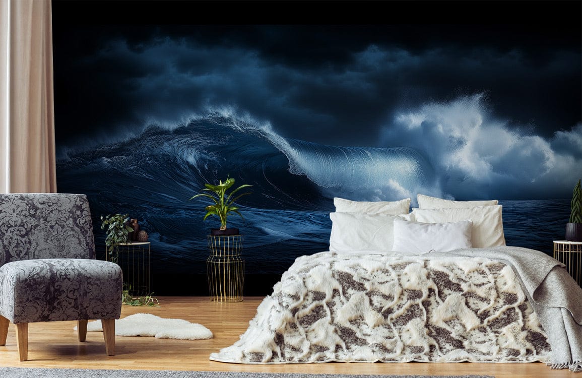 Stormlight Ocean Surge Mural Wallpaper | Ever Wallpaper – Everwallpaper