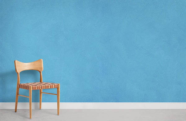 Modern Sky Blue Texture Mural Wallpaper | Ever Wallpaper – Everwallpaper