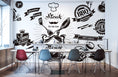Modern BBQ Kitchen Mural Wallpaper | Ever Wallpaper