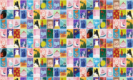 Colorful Abstract Animal Pattern Mural Wallpaper | Ever Wallpaper