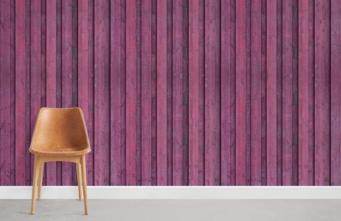 Rustic Pink Wooden Plank Mural Wallpaper | Ever Wallpaper – Everwallpaper