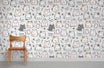 Cute Cat Cartoon Playful Mural Wallpaper | Ever Wallpaper – Everwallpaper