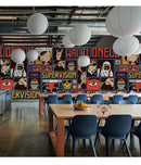 Retro Pop Art Style Mural Wallpaper | Ever Wallpaper