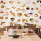Whimsical Watercolor Bakery Mural Wallpaper | Ever Wallpaper