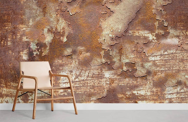Rustic Metallic Textured Mural Wallpaper | Ever Wallpaper – Everwallpaper