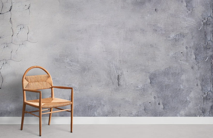 Modern Grey Concrete Texture Mural Wallpaper | Ever Wallpaper ...
