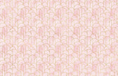 Pink Geometric Arch Pattern Mural Wallpaper | Ever Wallpaper
