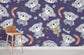 Cute Koala Playful Nursery Mural Wallpaper | Ever Wallpaper