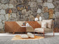 Rustic Stone Wall Effect Mural Wallpaper | Ever Wallpaper