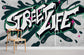 Urban Graffiti Street Life Mural Wallpaper | Ever Wallpaper