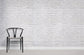Modern White Brick Texture Mural Wallpaper | Ever Wallpaper